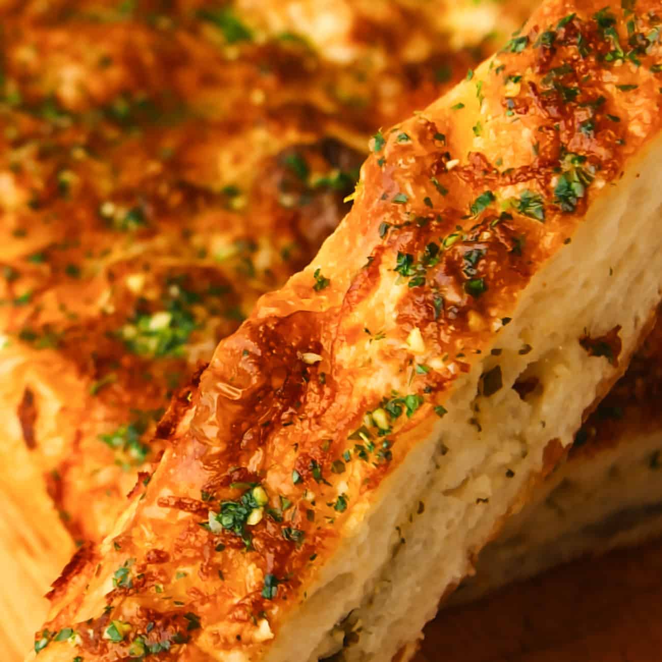 Garlic Bread Focaccia - bakecookrepeat.com