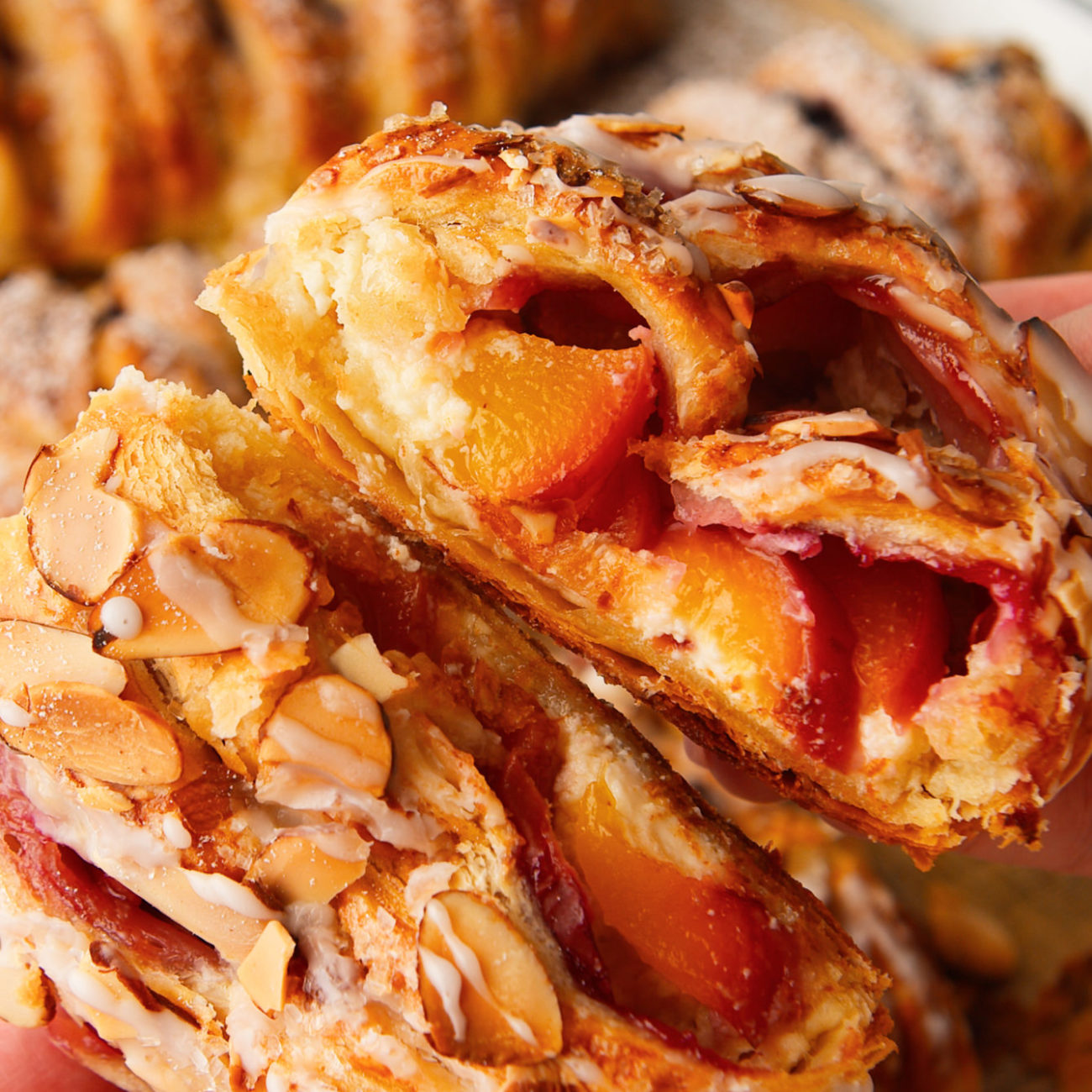 Easy Braided Danish Puff Pastry - bakecookrepeat.com
