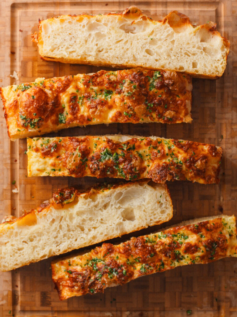 Garlic Bread Focaccia - bakecookrepeat.com